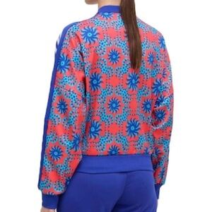 FARM Rio | Jackets & Coats | Adidas X Farm Rio Womens Blue Palm Jacket ...